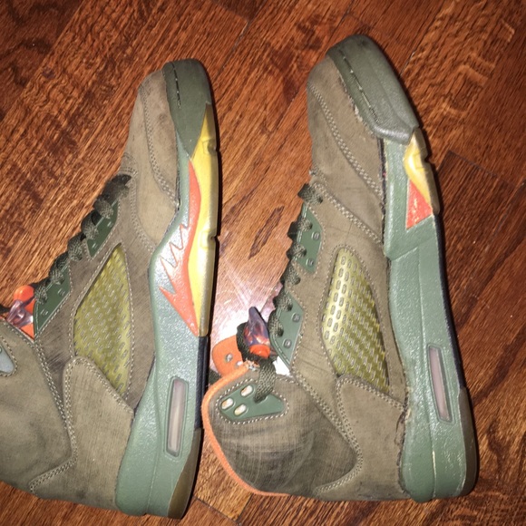 Nike | Shoes | Rare Olive 5s Og Jordan Olive 5s | Poshmark